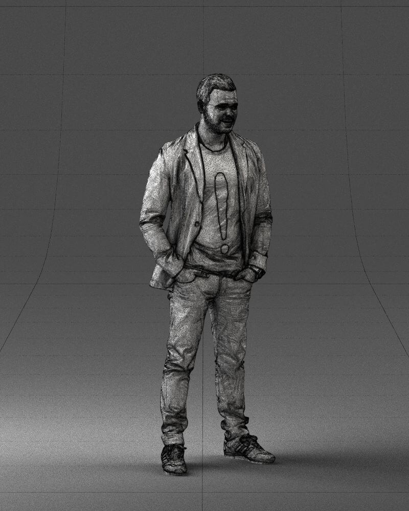 Emin in Tracksuit (0472) - 3D Model by 3DFarm