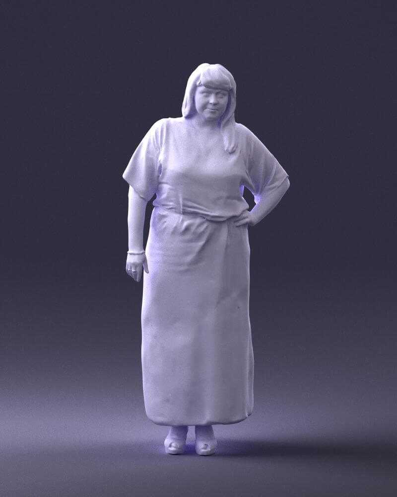 Fat Woman (0075) - 3D Model by 3DFarm