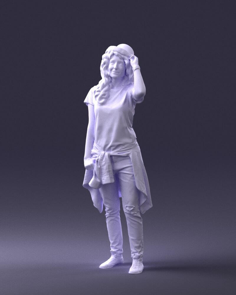 Female Magician (0064) - 3D Model by 3DFarm