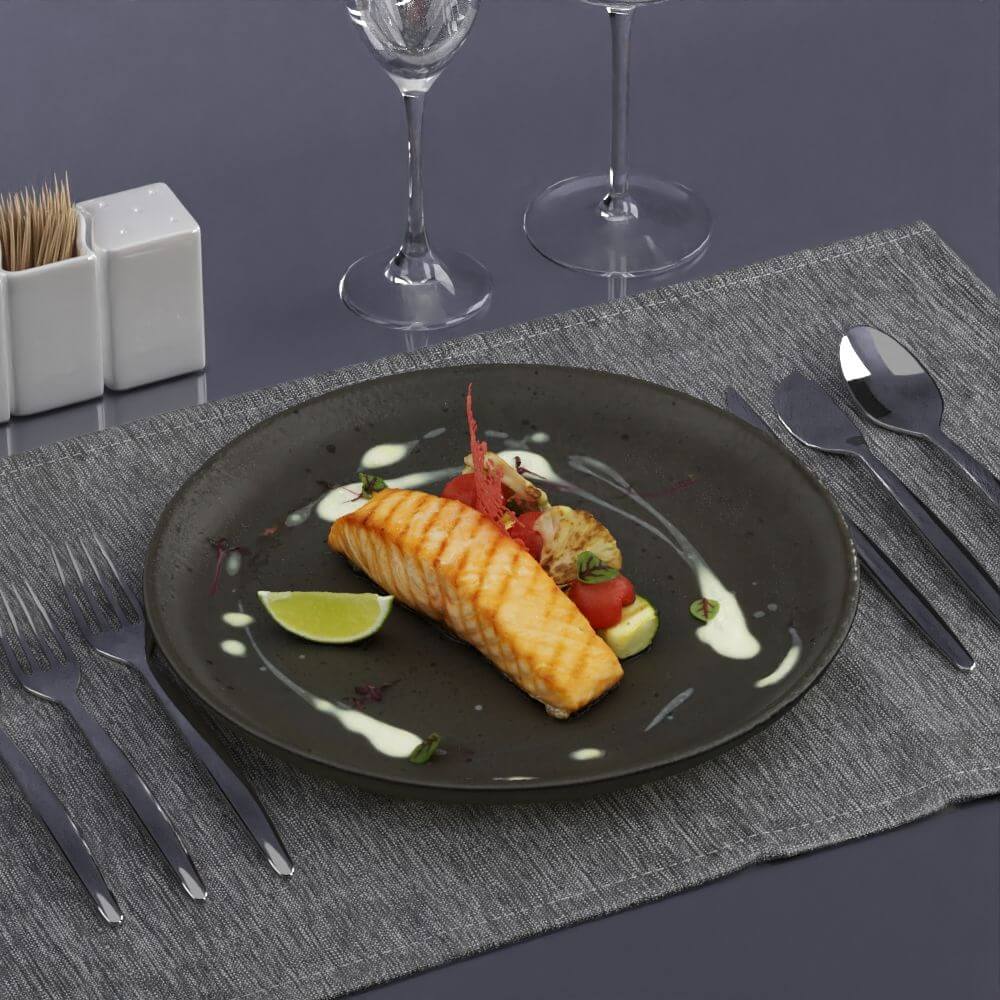 Fried Fish (0004) - 3D Model by 3DFarm