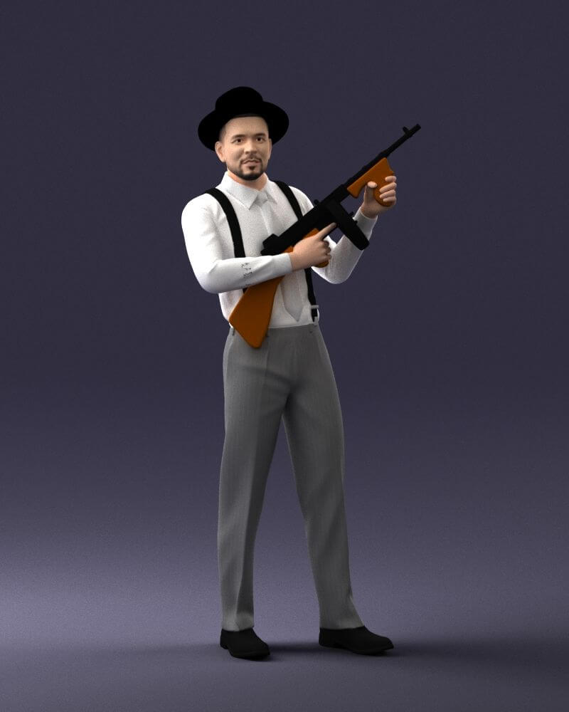 Gangster (0105) - 3D Model by 3DFarm