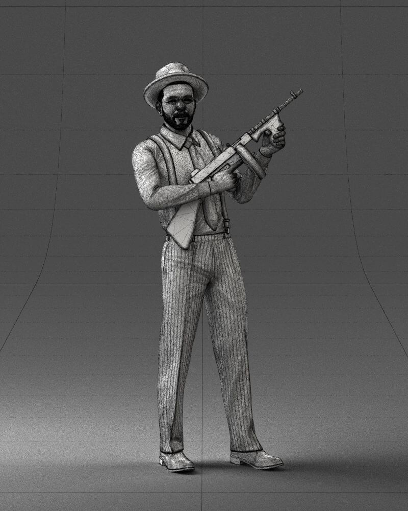 Gangster (0105) - 3D Model by 3DFarm