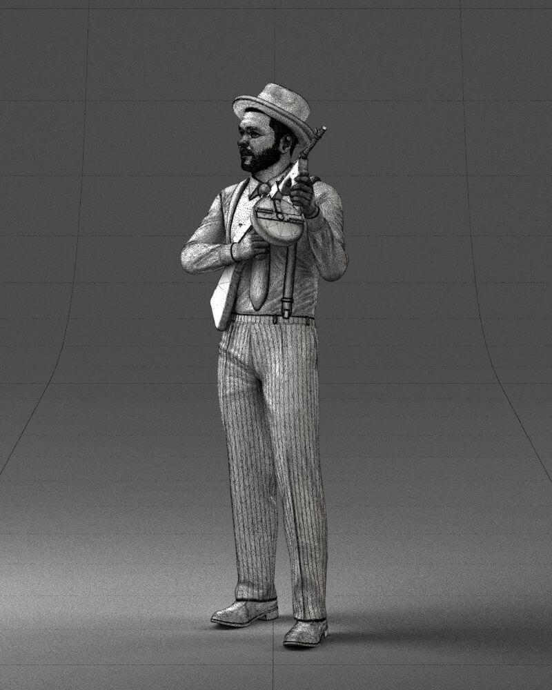 Gangster (0105) - 3D Model by 3DFarm