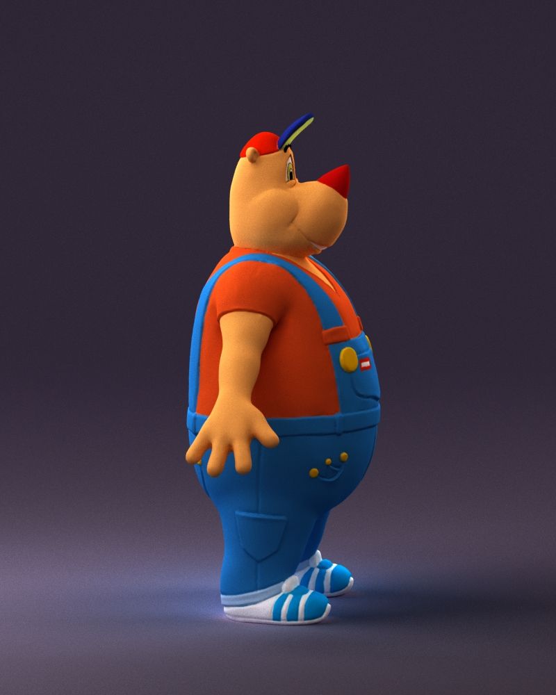 Humanoid Man Rhino (0885) - 3D Model by 3DFarm