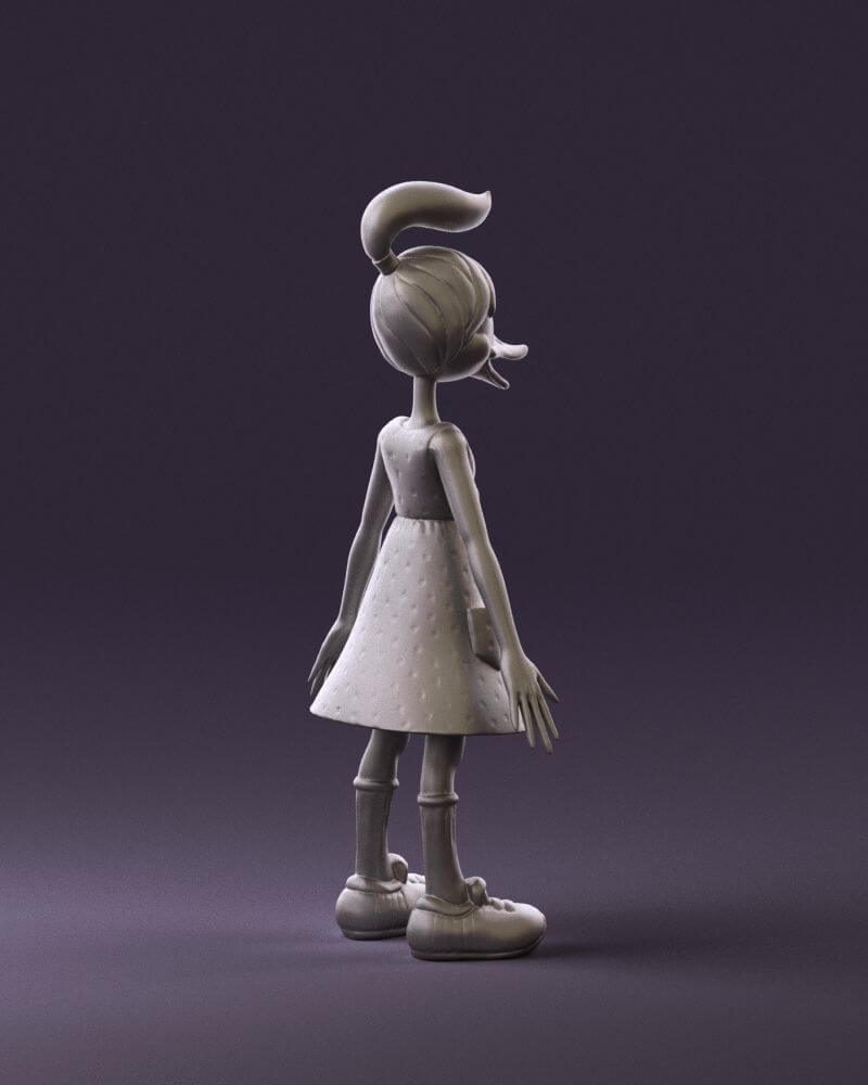 Humanoid Woman Duck (0884) - 3D Model by 3DFarm