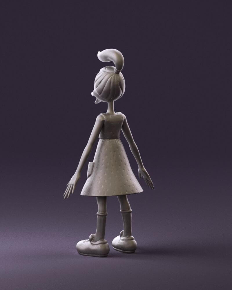 Humanoid Woman Duck (0884) - 3D Model by 3DFarm
