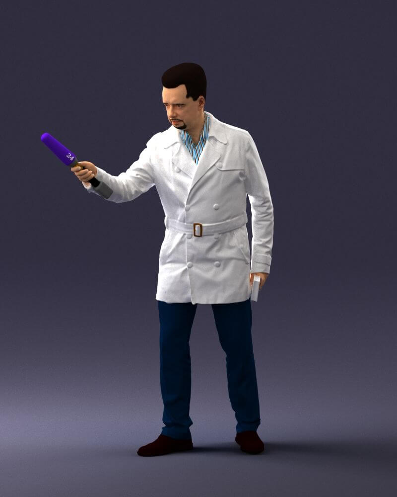 Journalist (0920) - 3D Model by 3DFarm