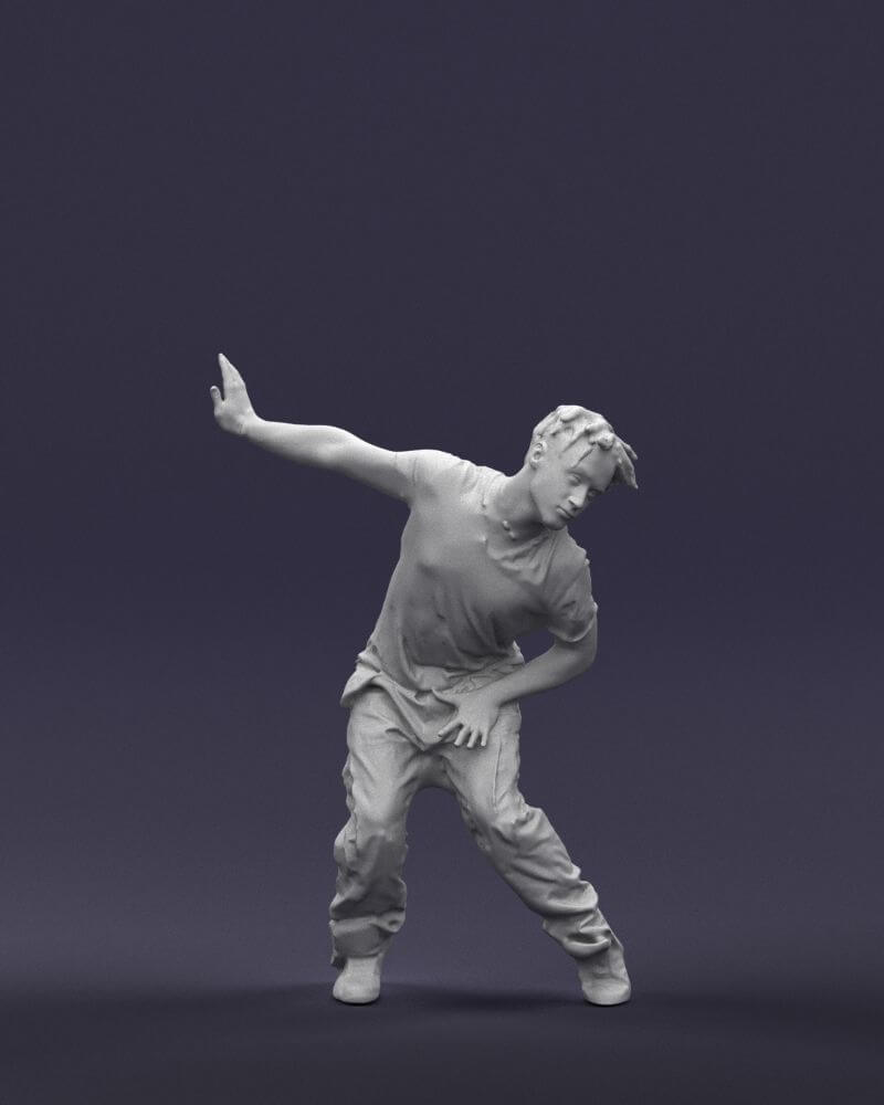Mad Dancer Man (0430) - 3D Model by 3DFarm