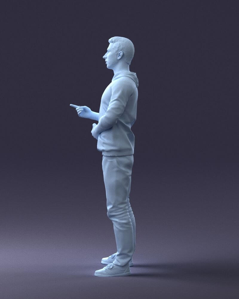Man in Pose (1121) - 3D Model by 3DFarm