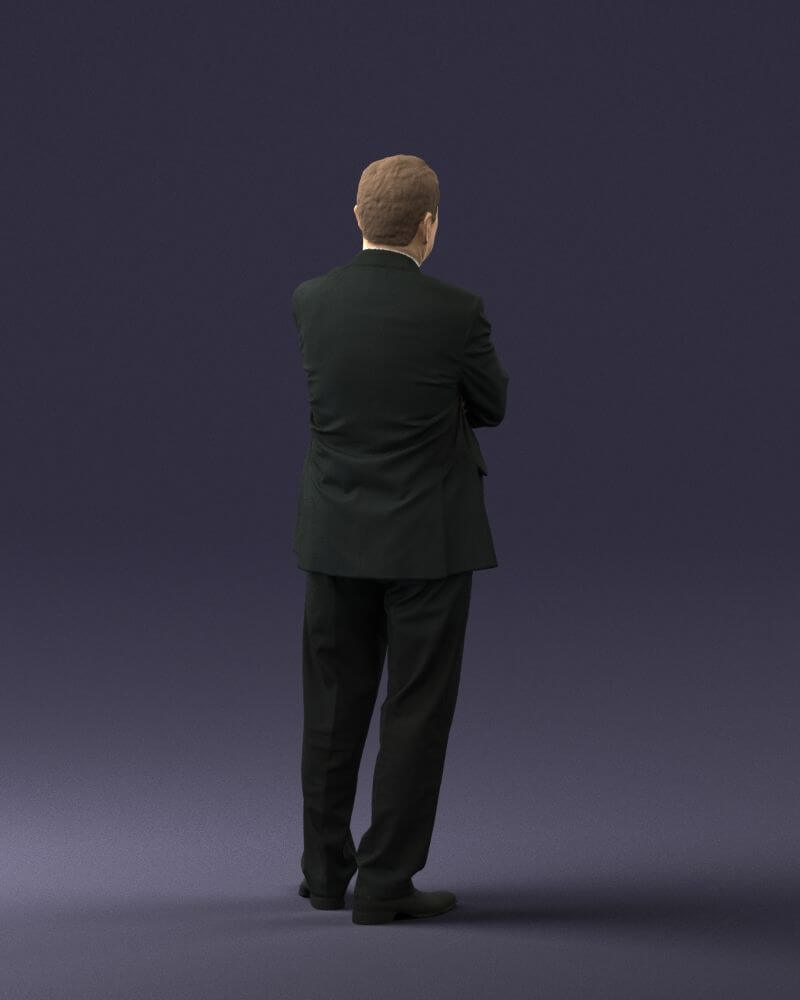 Man with Arms Crossed (0657) - 3D Model by 3DFarm