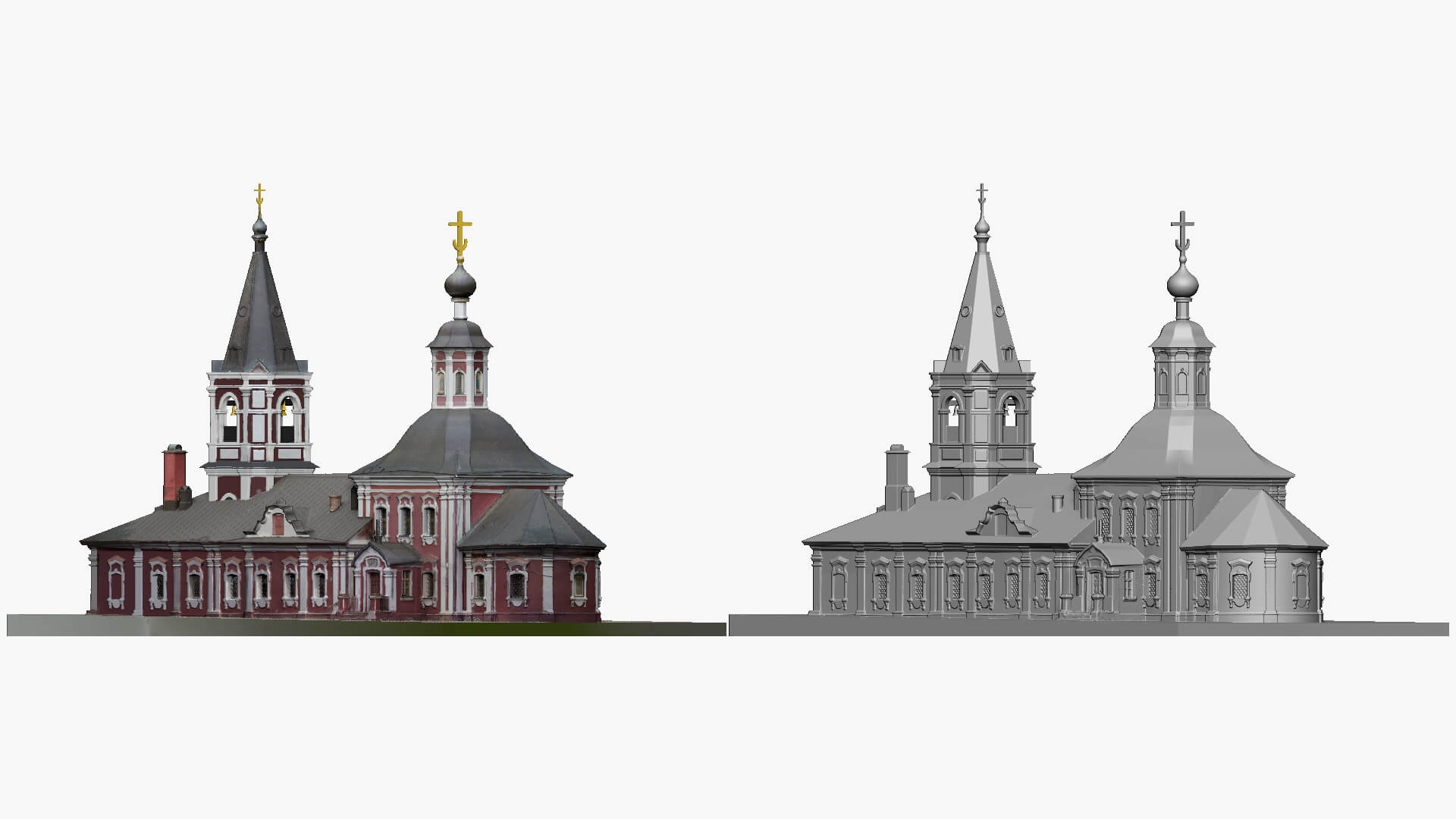 Old Christian Temple (001270) - 3D Model by 3DFarm