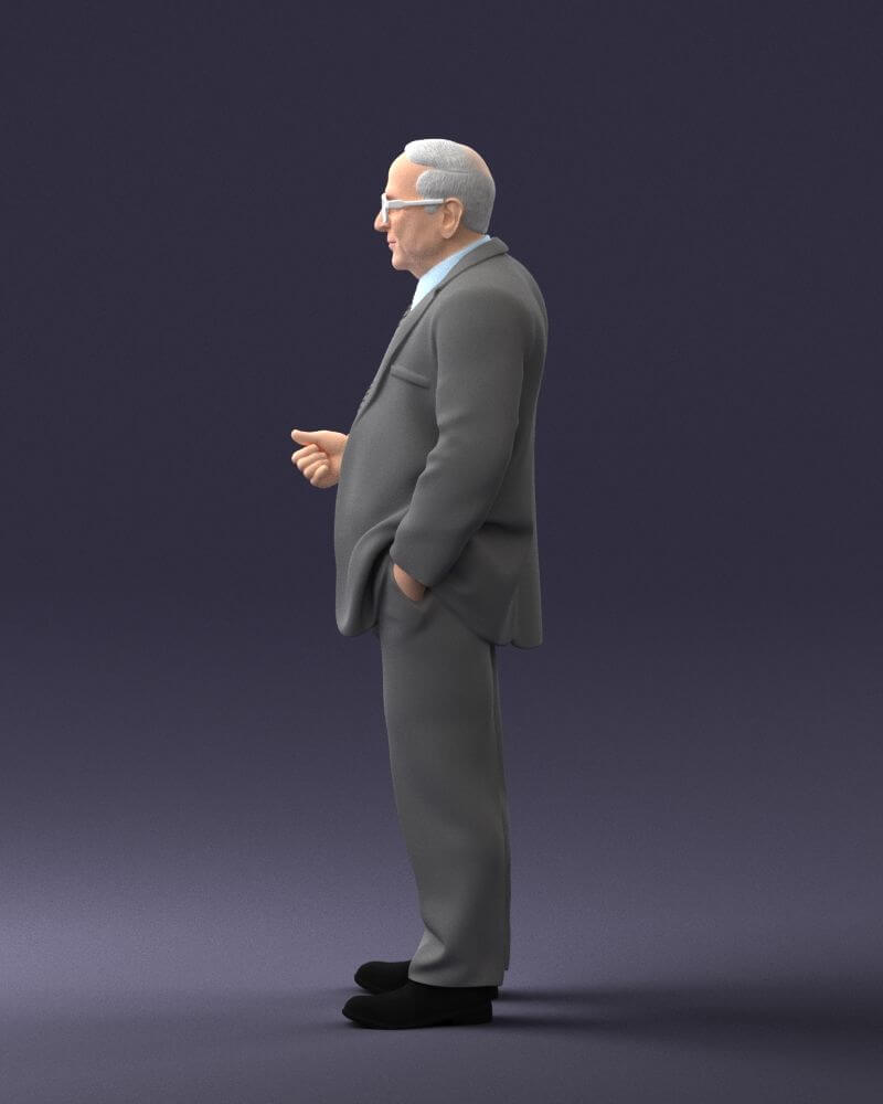 Old Man (0617) - 3D Model by 3DFarm