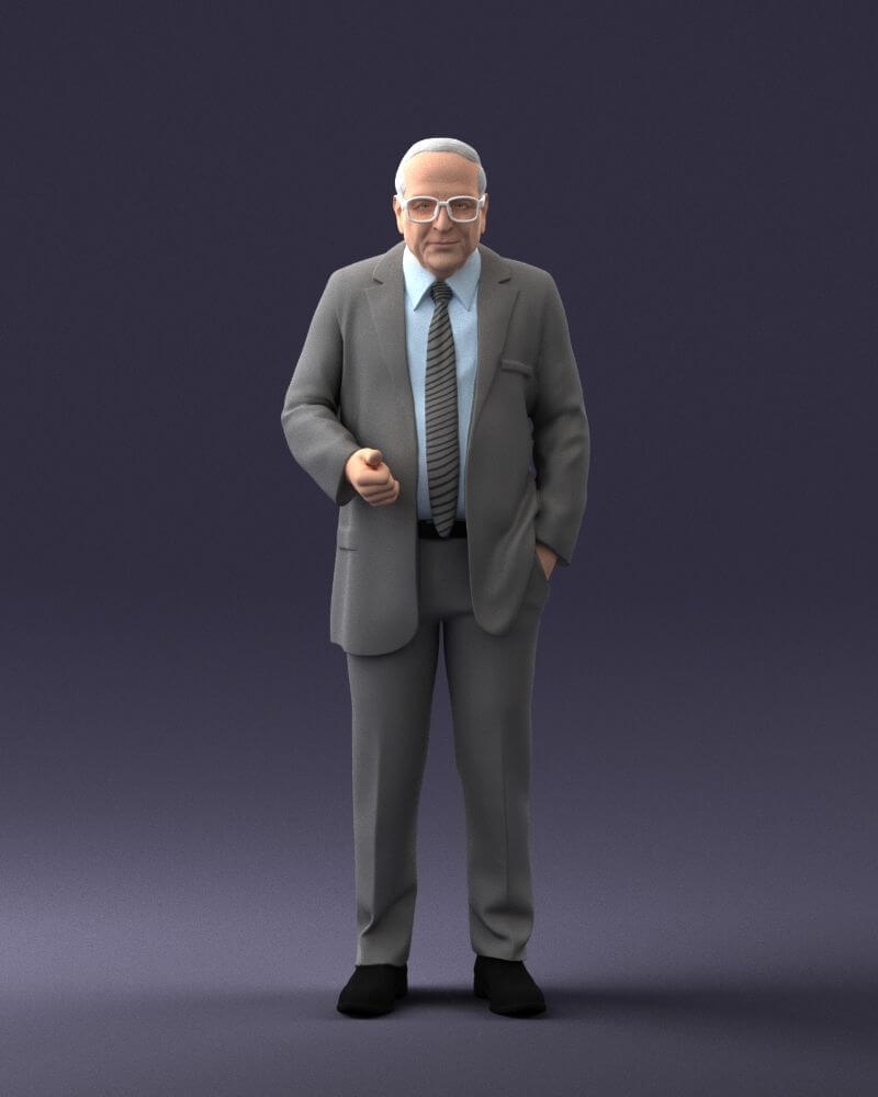 Old Man (0617) - 3D Model by 3DFarm