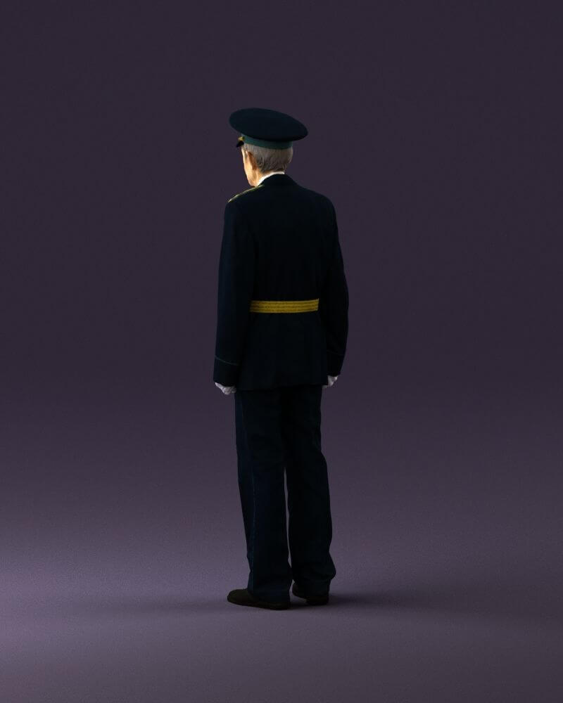 Old Man in Veteran Suit (0915) - 3D Model by 3DFarm
