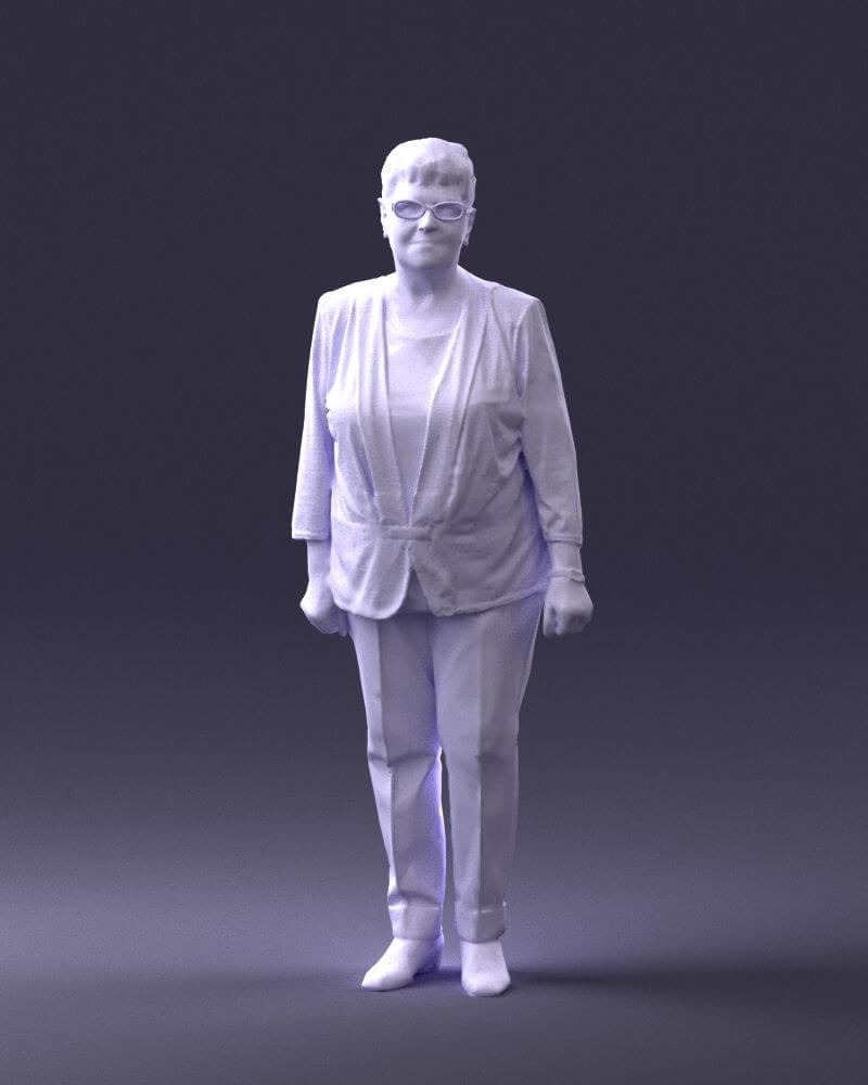 Old Woman (0050) - 3D Model by 3DFarm