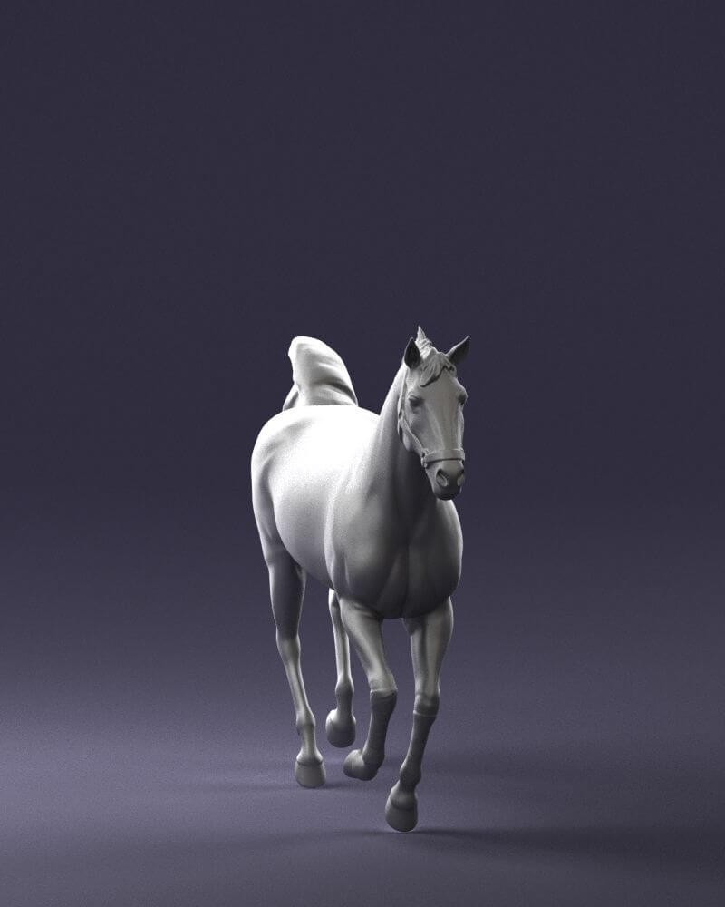 Running Horse (0293) - 3D Model by 3DFarm