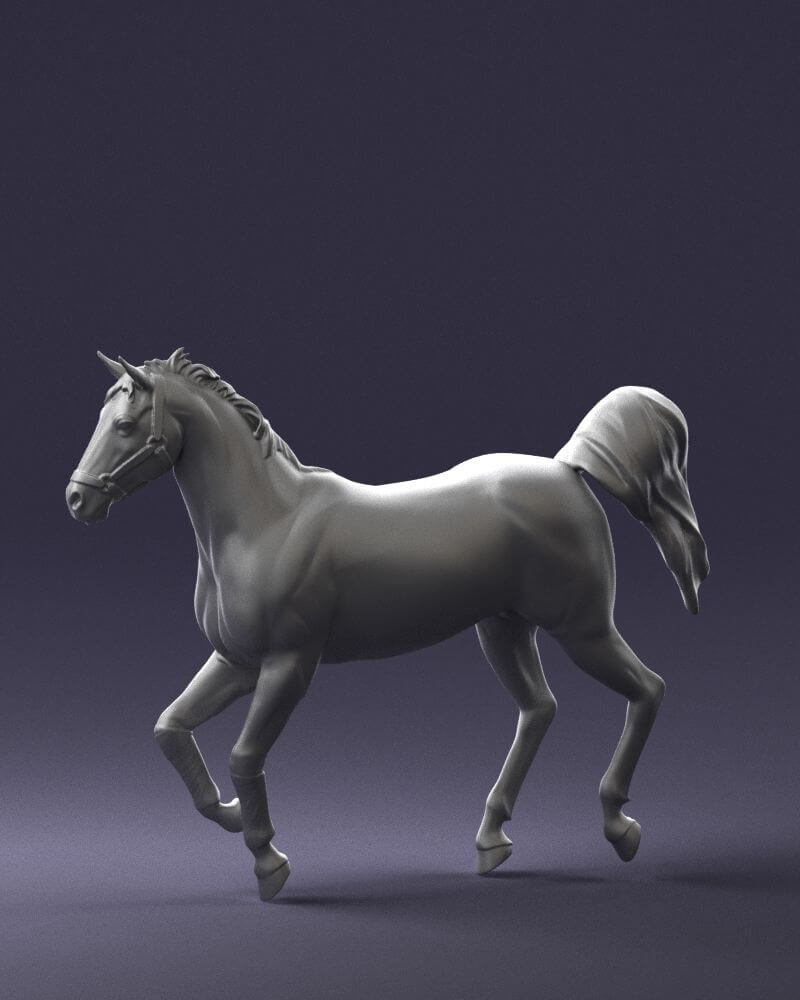Running Horse (0293) - 3D Model by 3DFarm