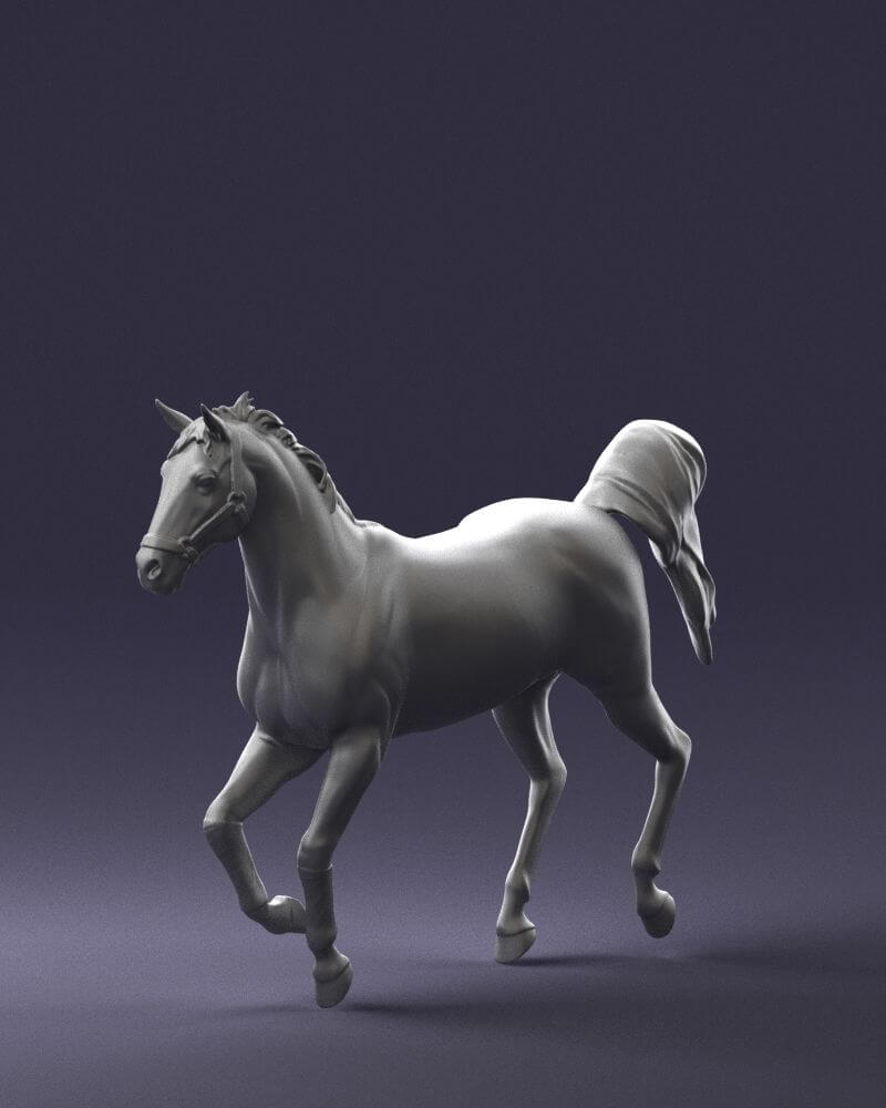 Running Horse (0293) - 3D Model by 3DFarm