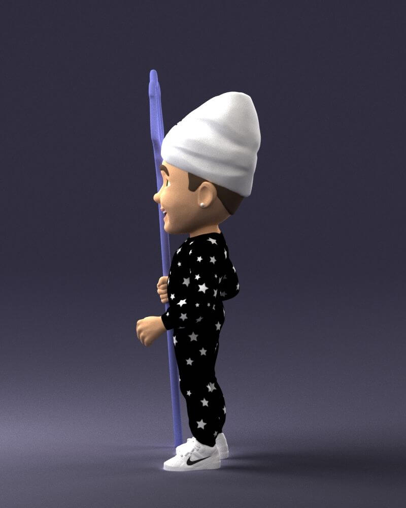 Sticker Boy (1013) - 3D Model by 3DFarm