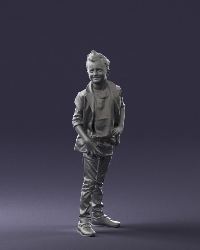 Stylish Funny Boy (0275) - 3D Model by 3DFarm