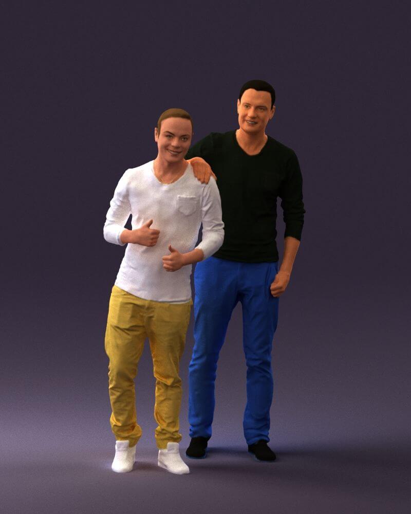 Friends Hand On Shoulder