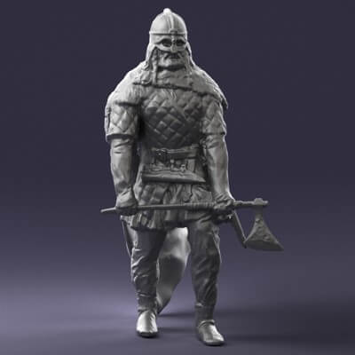 Warrior (0303-10) 3D Model by 3DFarm