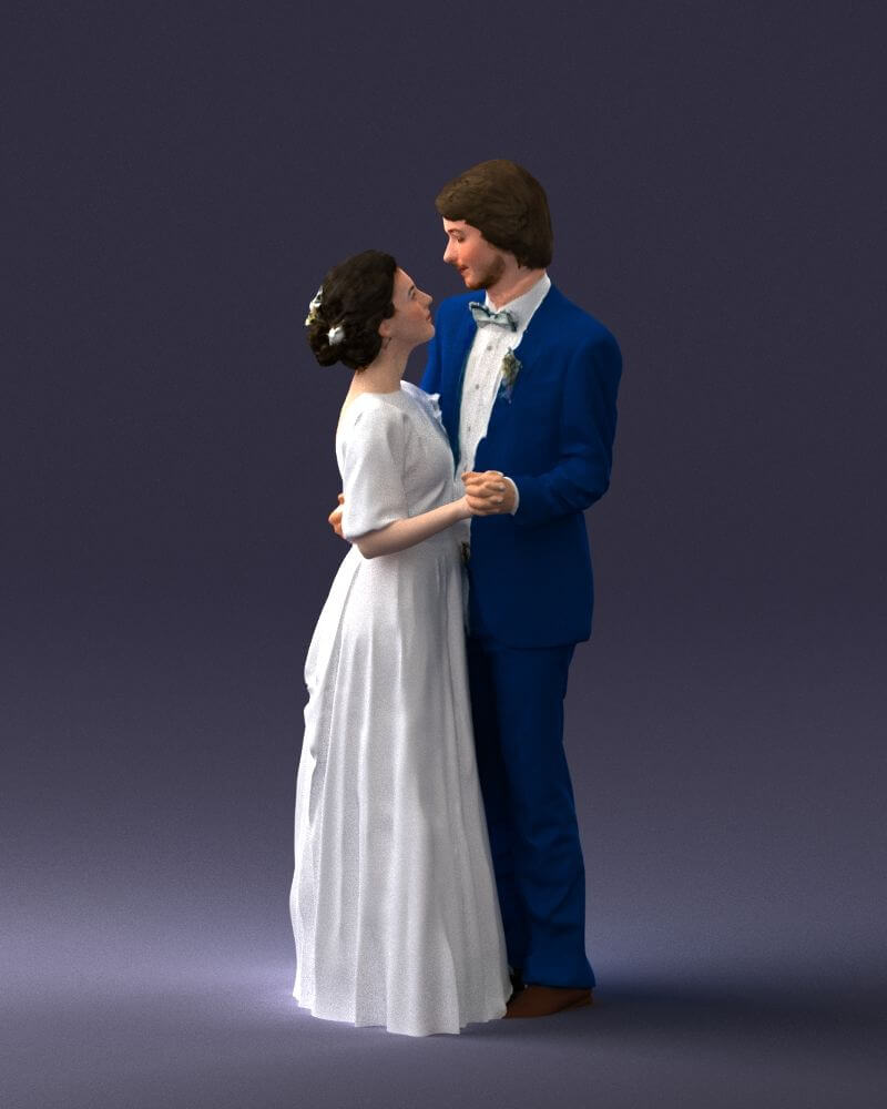 Wedding Couple (0430) - 3D Model by 3DFarm