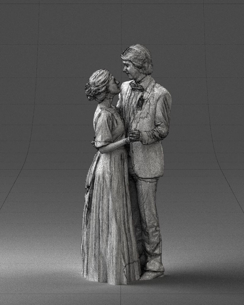 Wedding Couple (0430) - 3D Model by 3DFarm