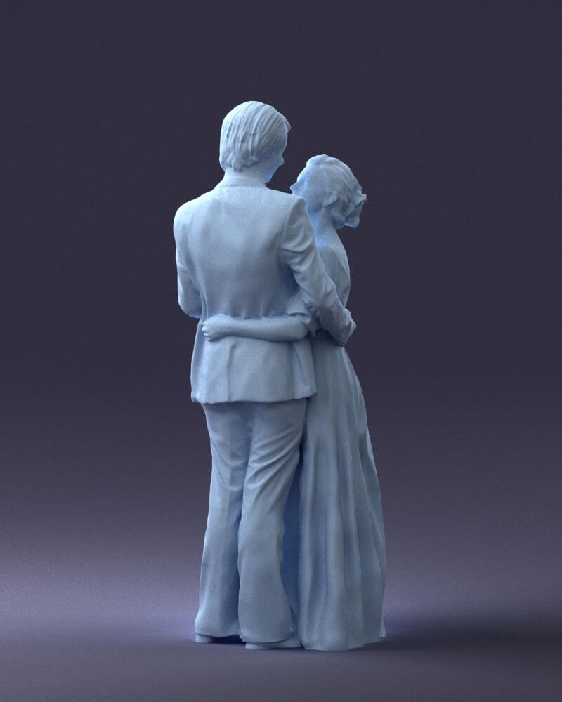 Wedding Couple (0430) - 3D Model by 3DFarm