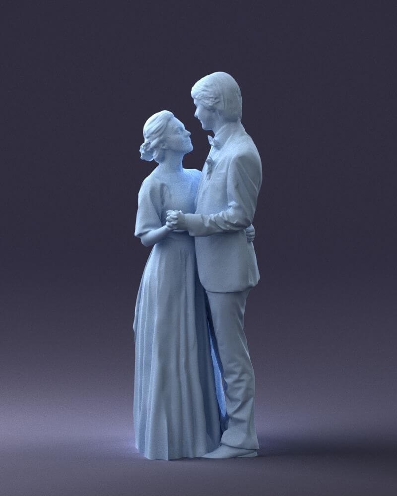 Wedding Couple (0430) - 3D Model by 3DFarm