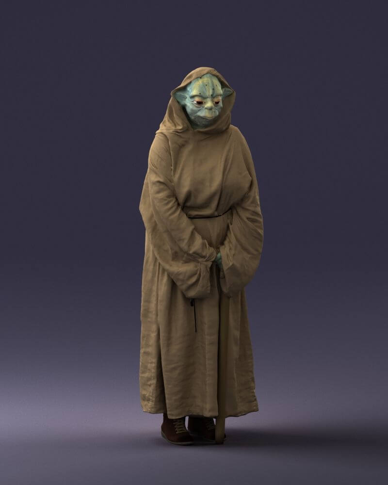 Woman Yoda (1101) - 3D Model by 3DFarm
