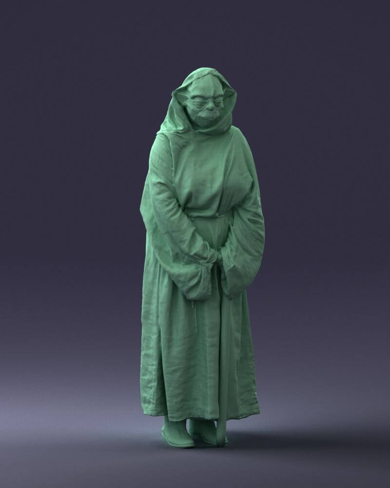 Woman Yoda (1101) - 3D Model by 3DFarm