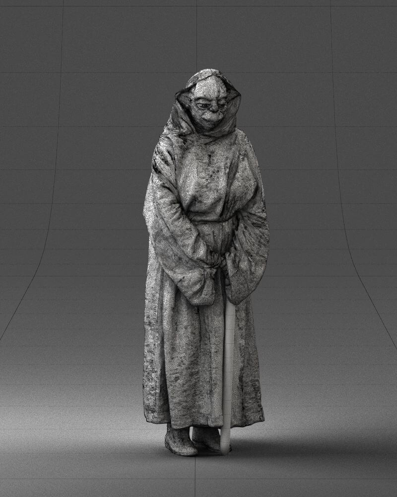 Woman Yoda (1101) - 3D Model by 3DFarm
