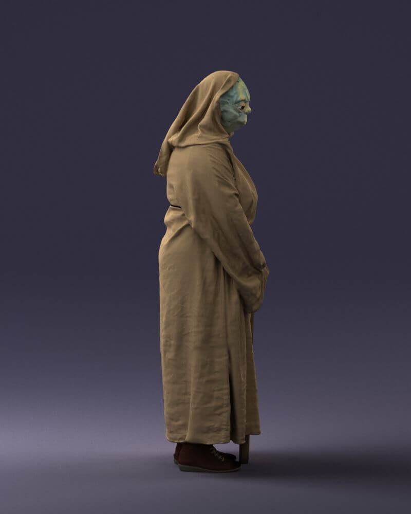 Woman Yoda (1101) - 3D Model by 3DFarm