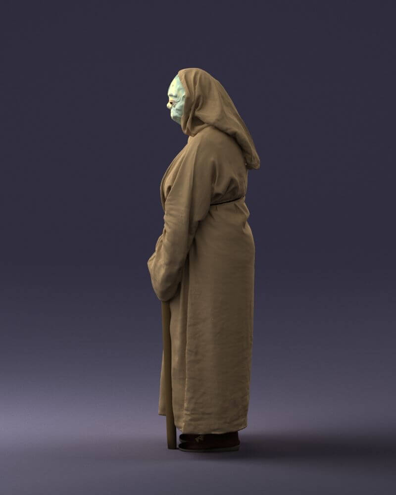 Woman Yoda (1101) - 3D Model by 3DFarm