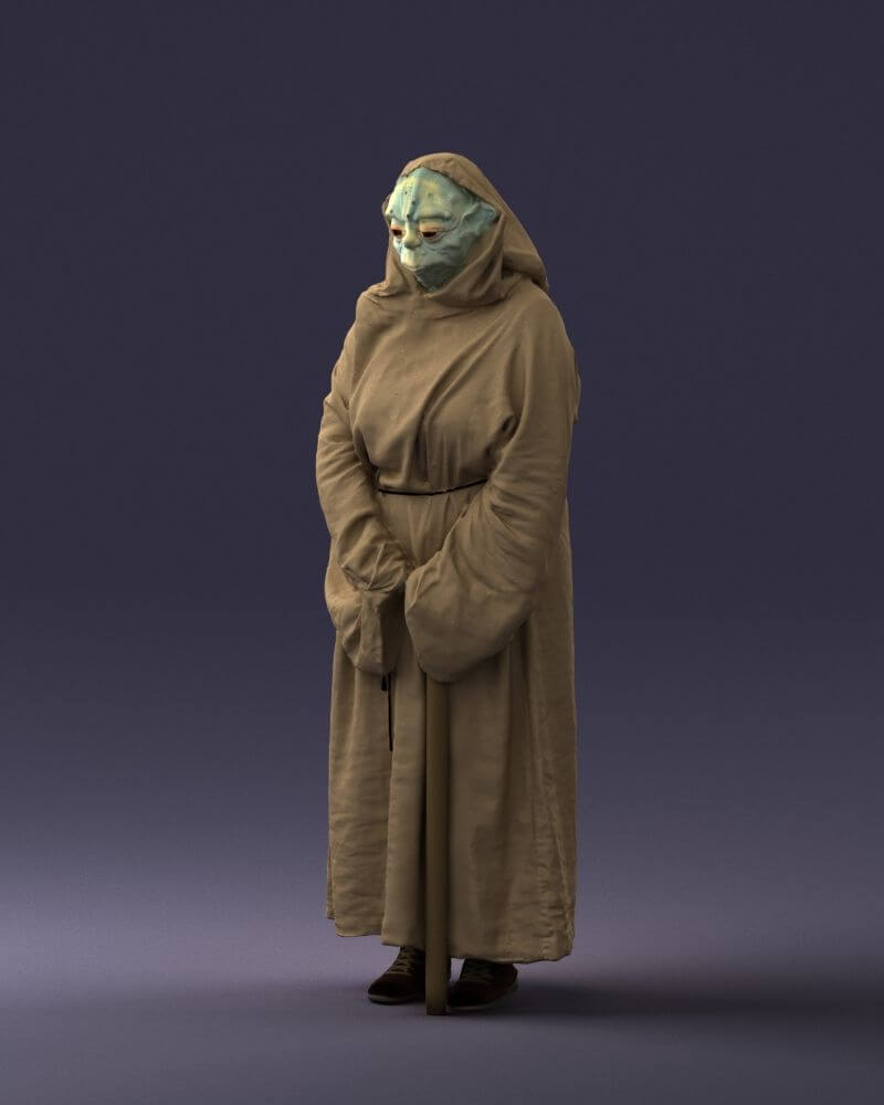 Woman Yoda (1101) - 3D Model by 3DFarm