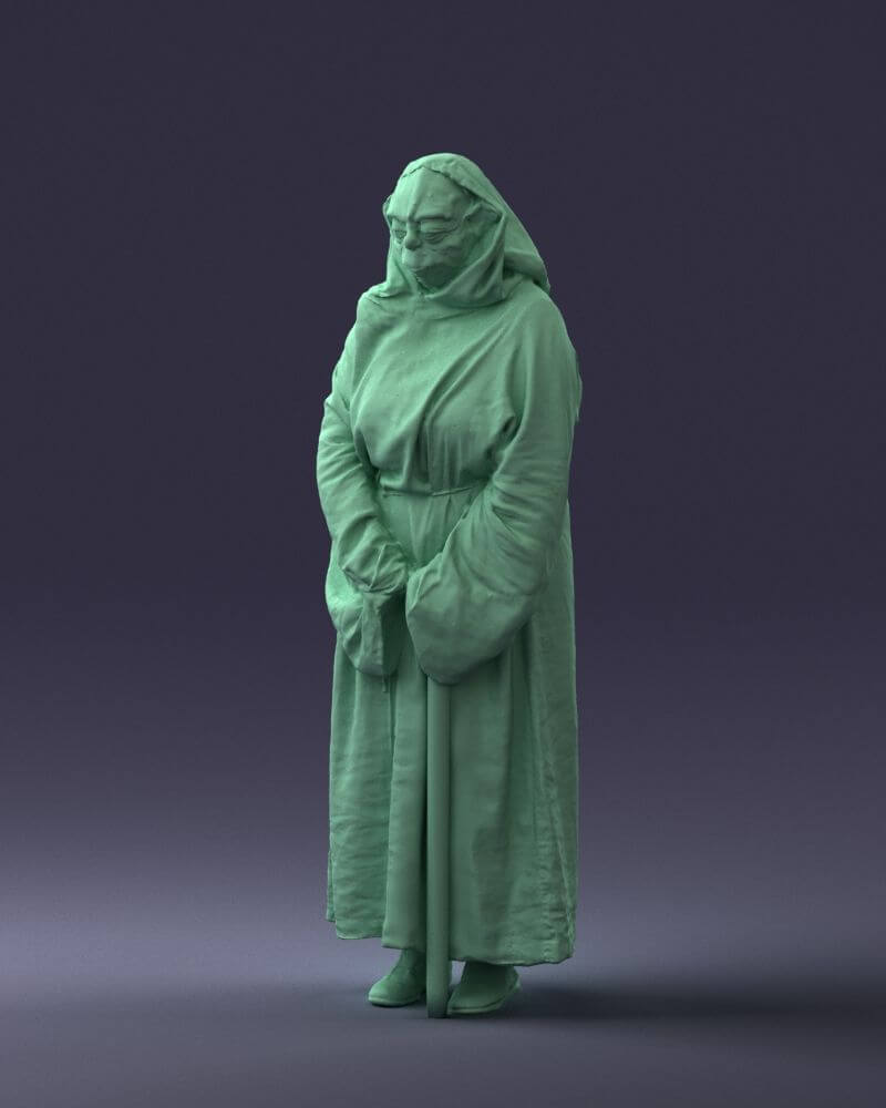 Woman Yoda (1101) - 3D Model by 3DFarm