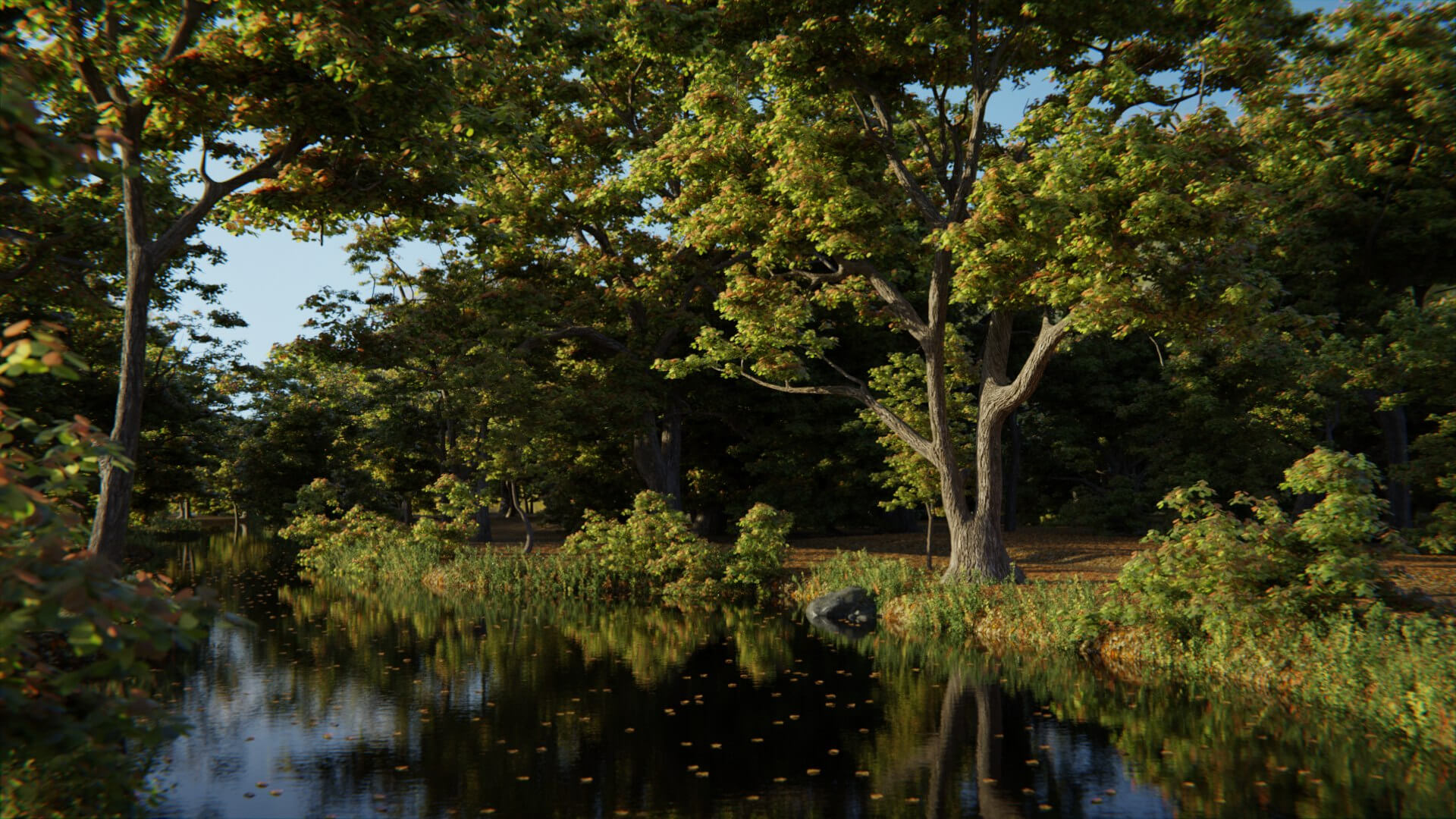 British Forest 3D Scene by 3DHappy