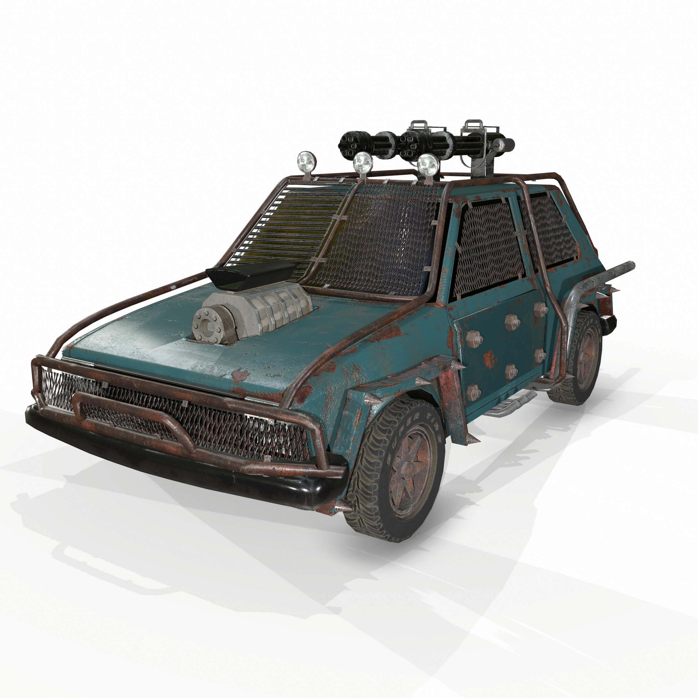 Apocalypse Vehicle - 3D Model by 3dhelius