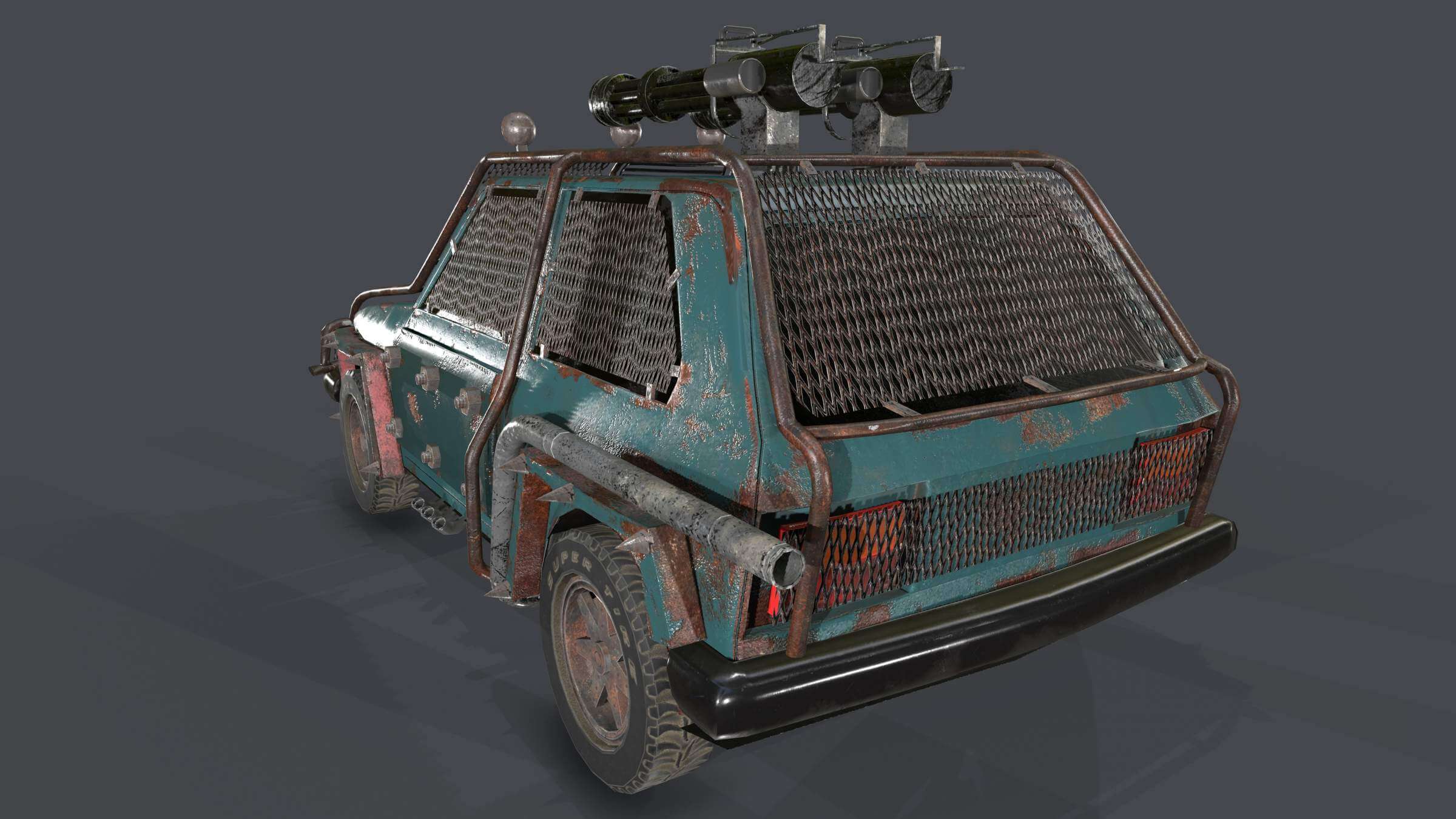 Apocalypse Vehicle - 3D Model by 3dhelius
