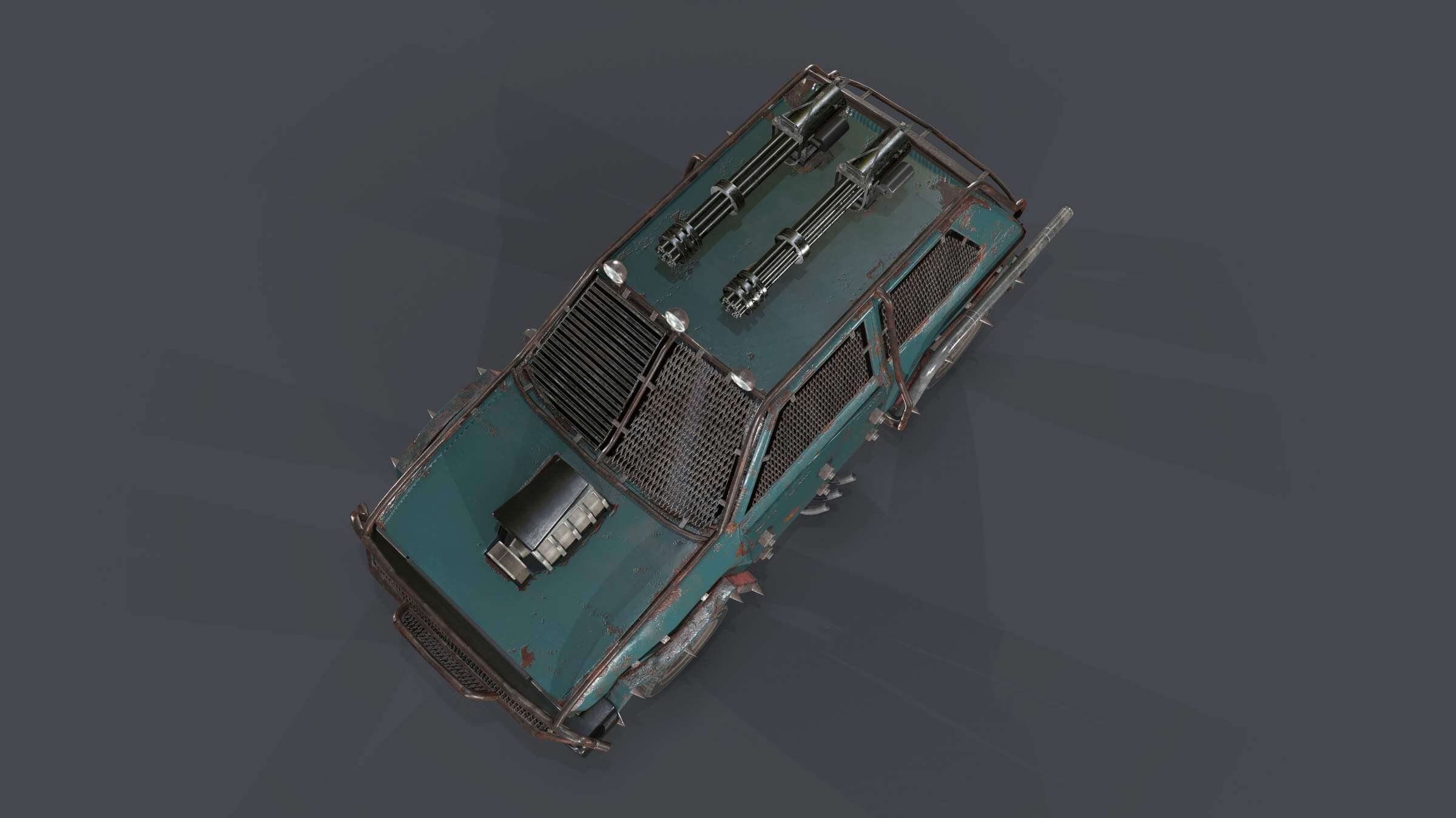 Apocalypse Vehicle - 3D Model by 3dhelius