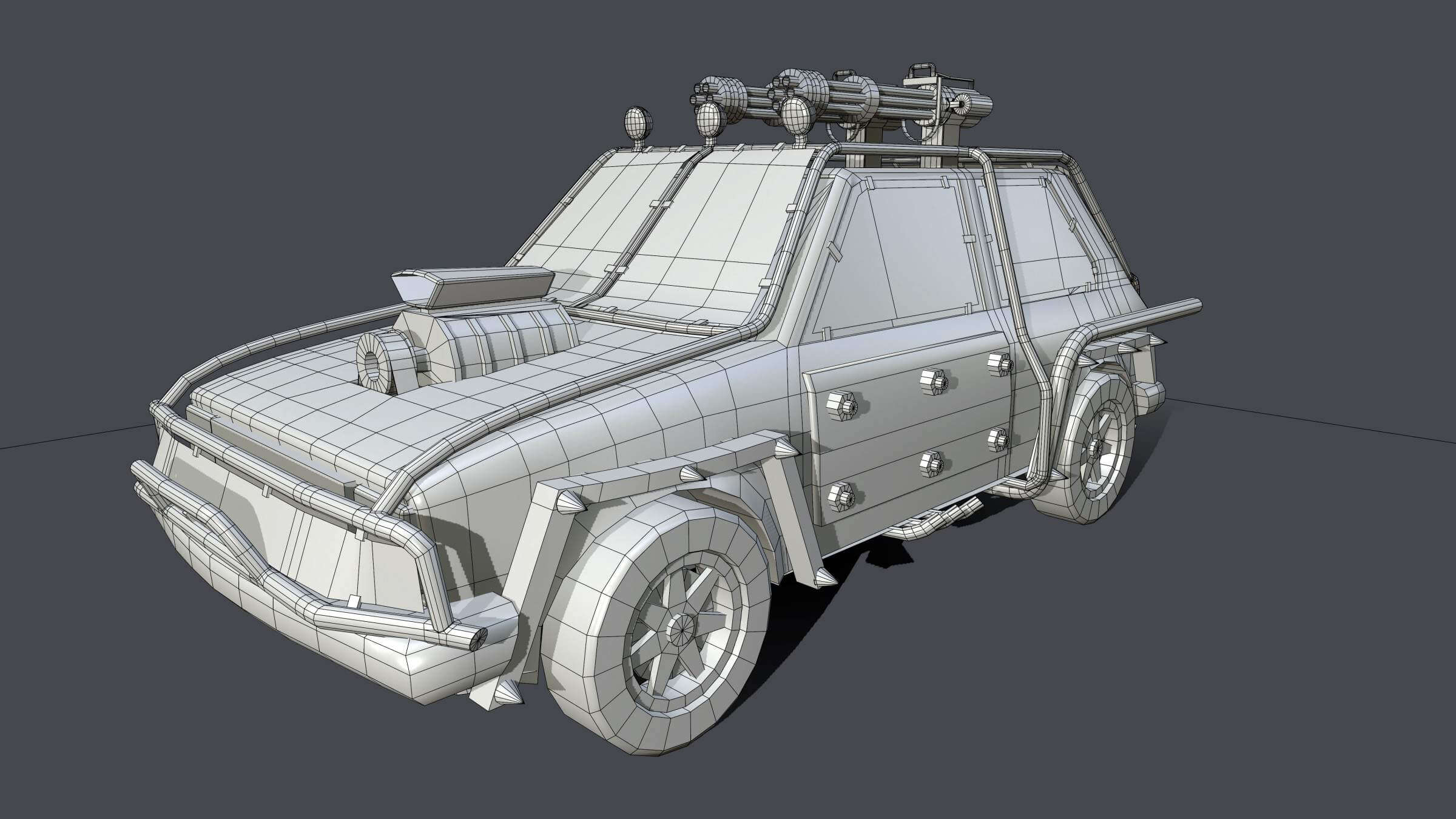 Apocalypse Vehicle - 3D Model by 3dhelius
