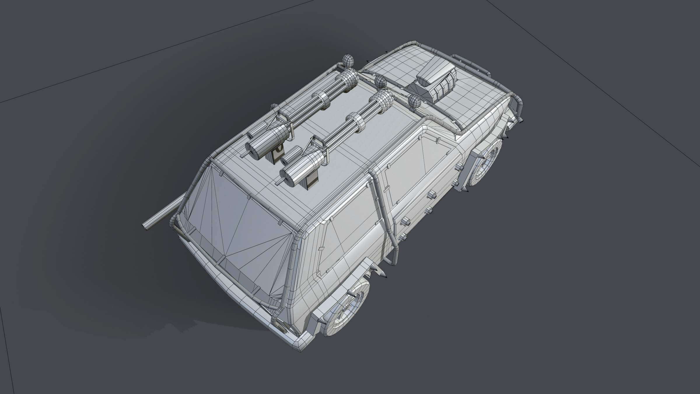 Apocalypse Vehicle - 3D Model by 3dhelius