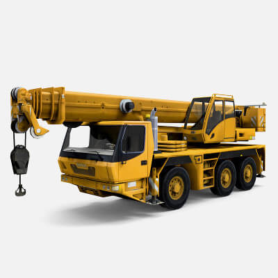 Mobile Auto Crane - 3D Model by 3DHEPECT