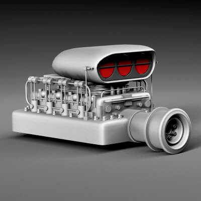 Motor Blower - 3D Model by 3DHEPECT