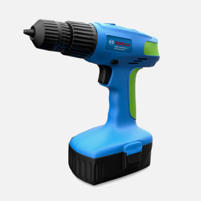 Bosch Screwdriver - 3D Model by 3DHEPECT