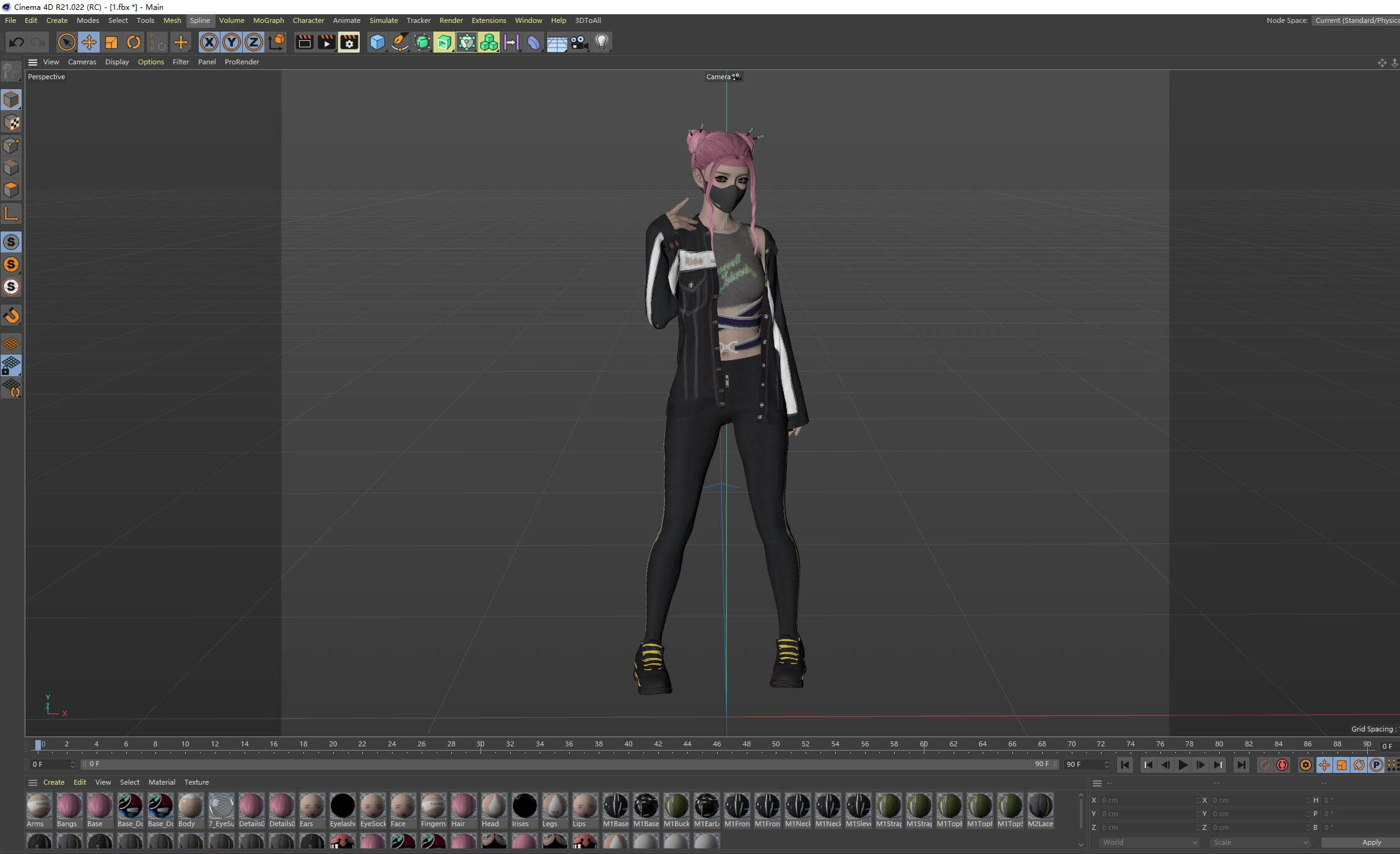 Woman Casual Standing With Pose 001 - Free 3D Model by 3DhumanJK
