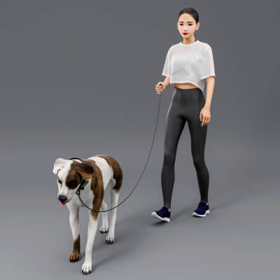 Usd 3D Models | People | Women | RenderHub