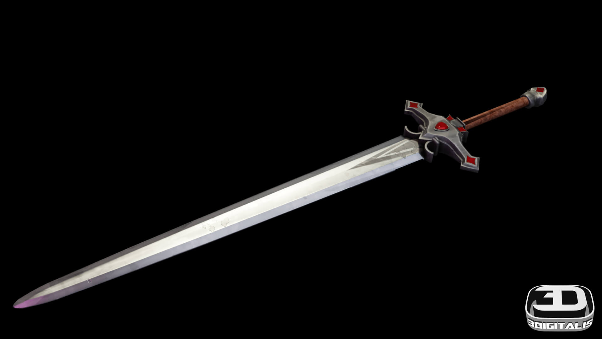 Modular Sword Pack #1 - 3D Model by 3Digitalis