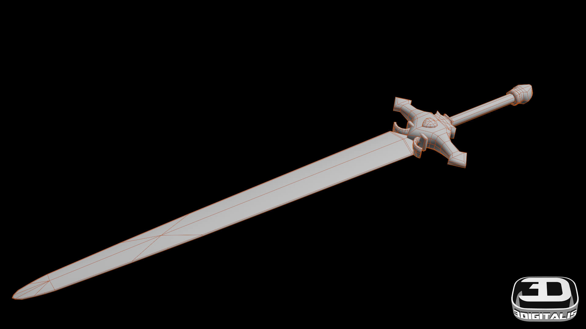 Modular Sword Pack #1 - 3D Model by 3Digitalis